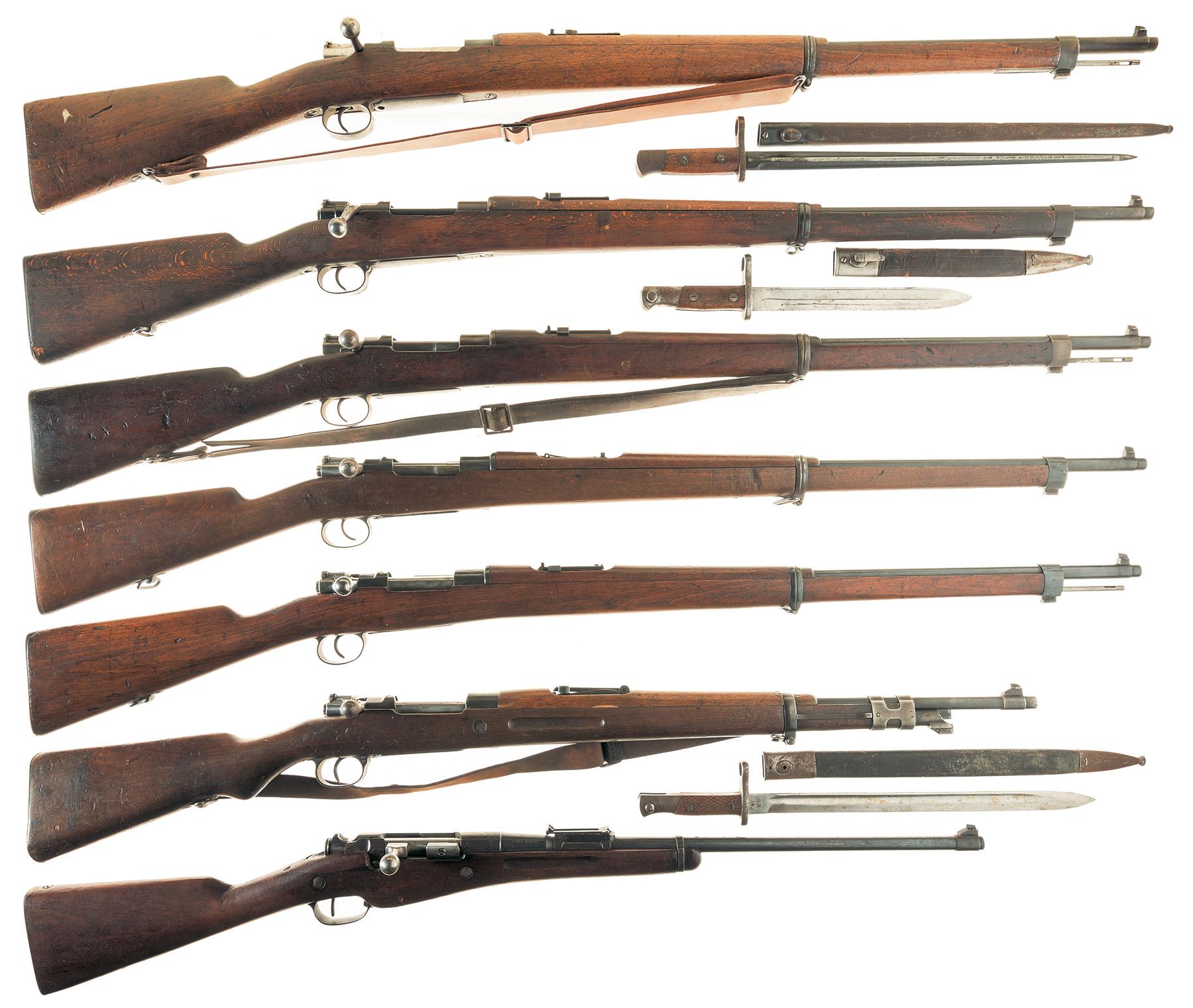 Seven Bolt Action European Military Rifles | Rock Island Auction