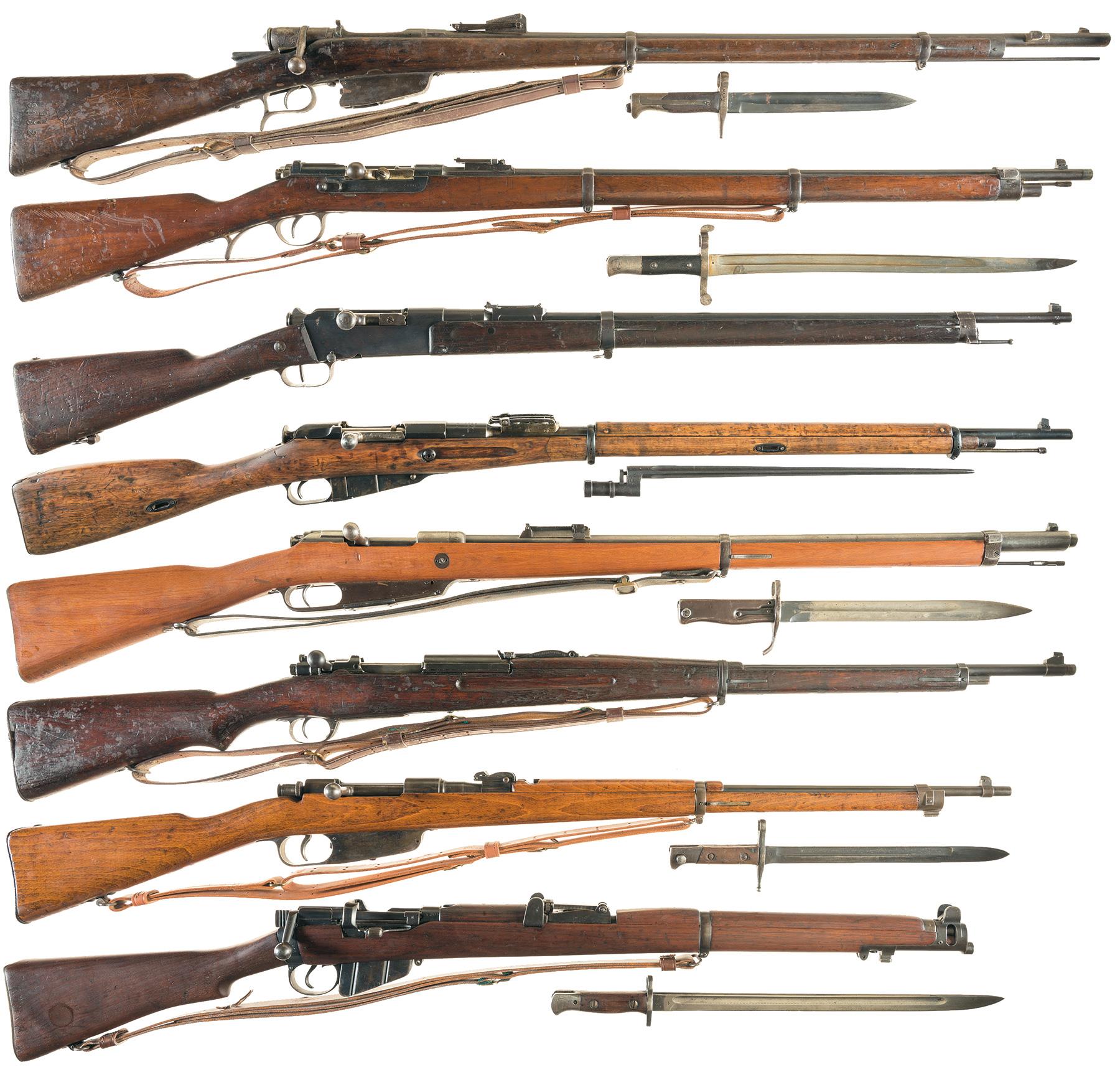 Eight European Military Bolt Action Rifles | Rock Island Auction