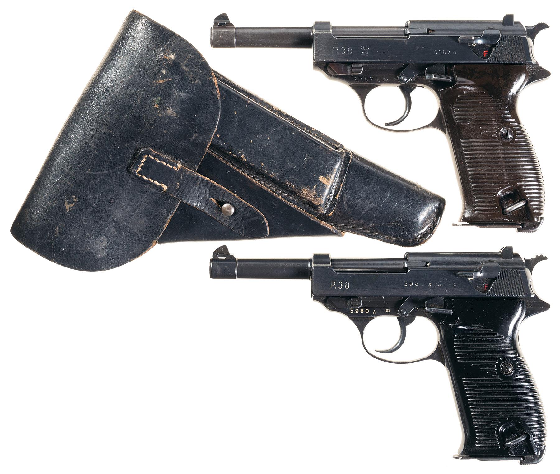 Two Walther P-38 Semi-Automatic Pistols | Rock Island Auction