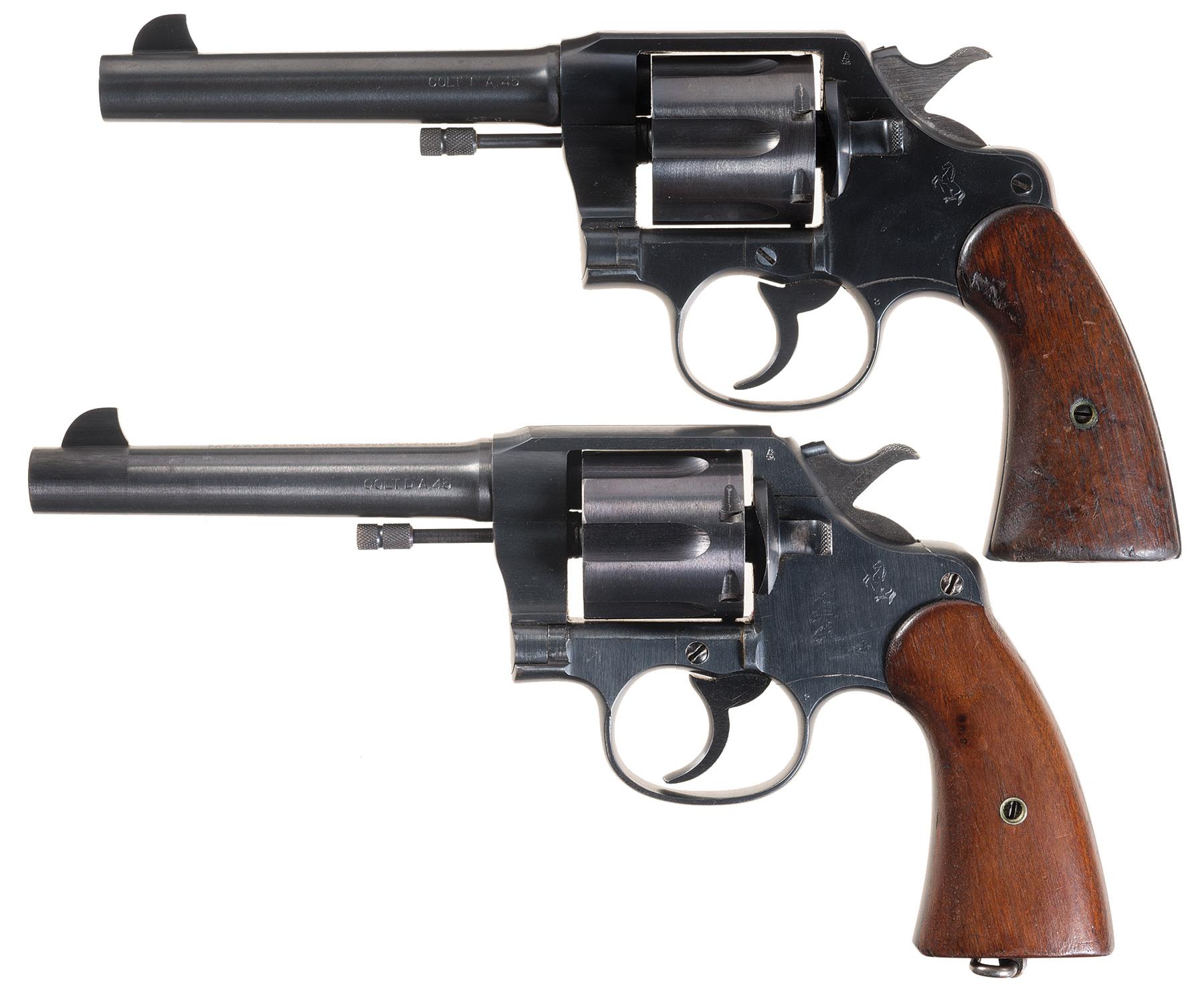 Two Colt U.S. Army Model 1917 Double Action Revolvers | Rock Island Auction