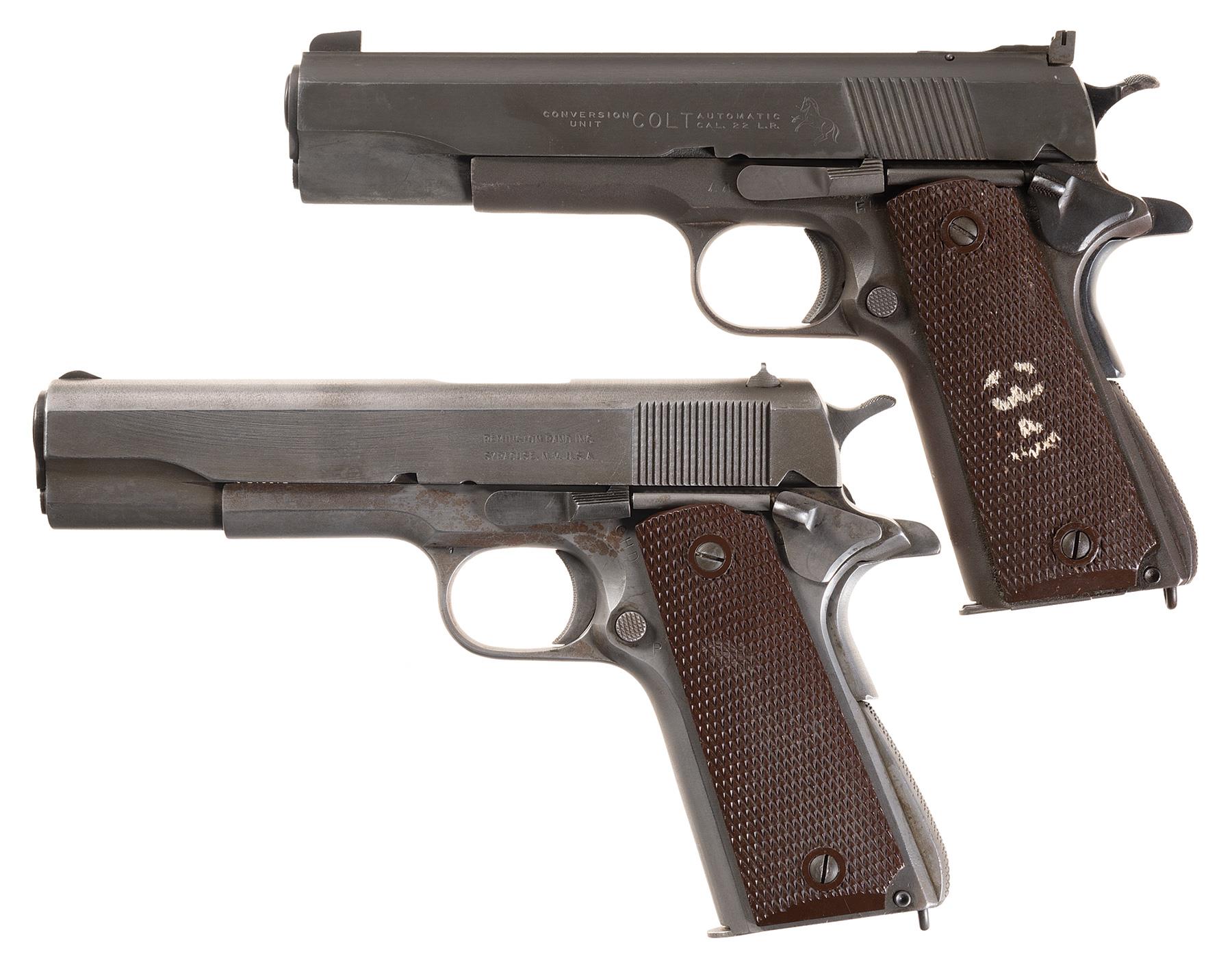 Two Colt Semi-Automatic Pistols | Rock Island Auction
