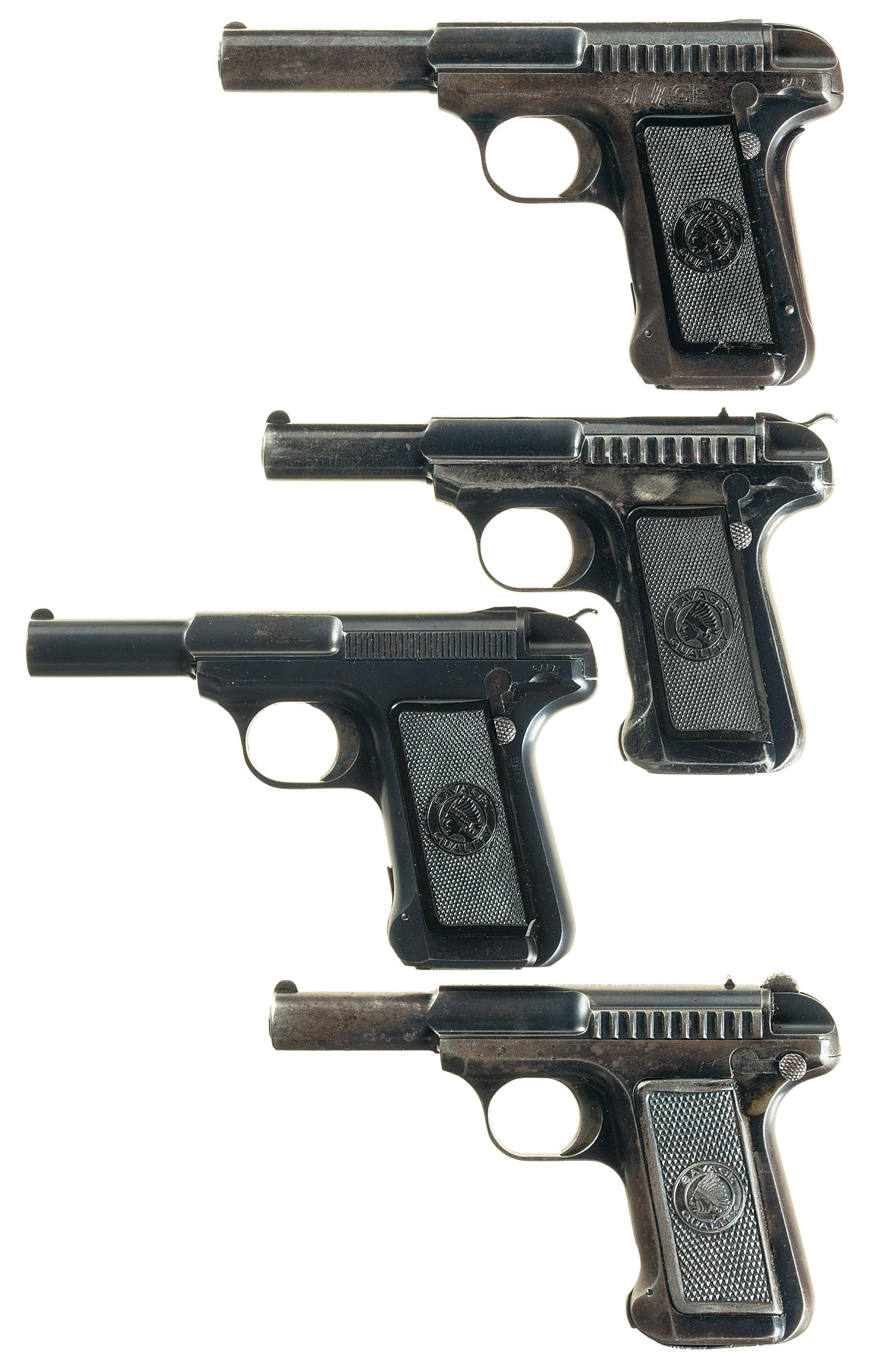 Two Savage Model 1915 Hammerless Semi-Automatic Pistols | Rock Island ...