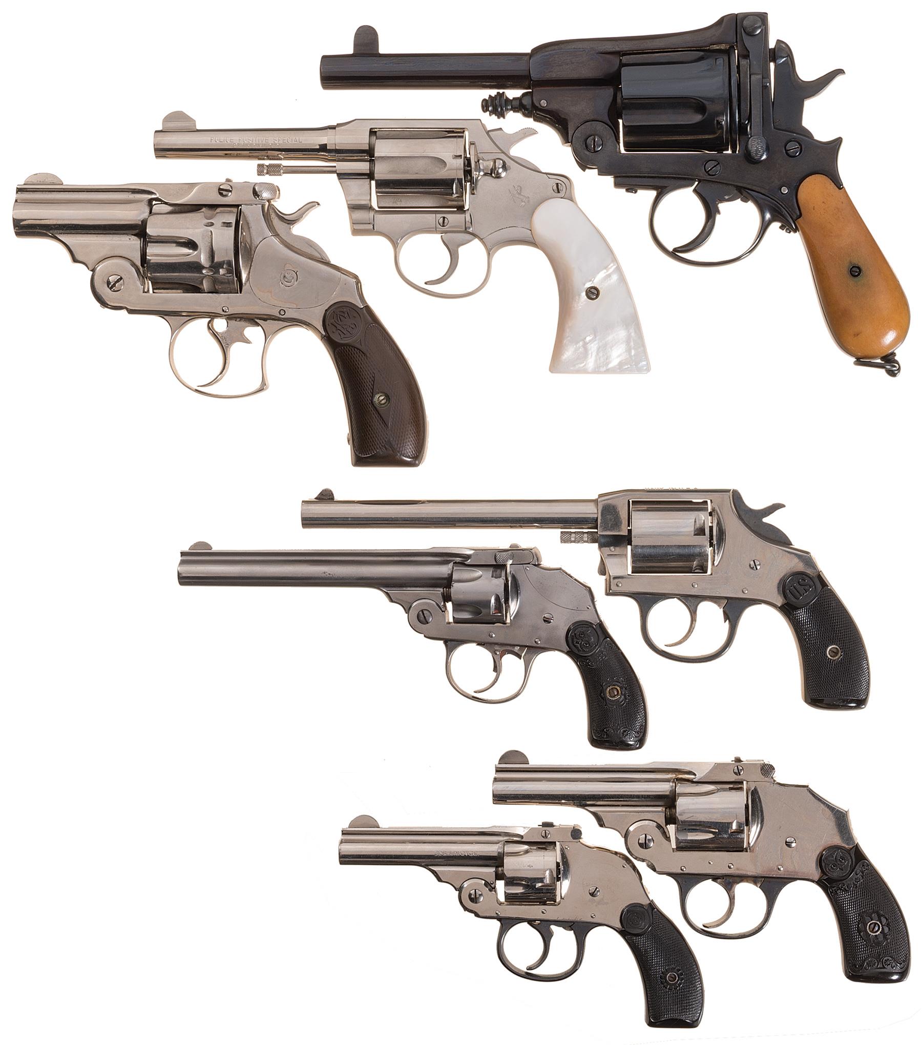 Seven Double Action Revolvers | Rock Island Auction