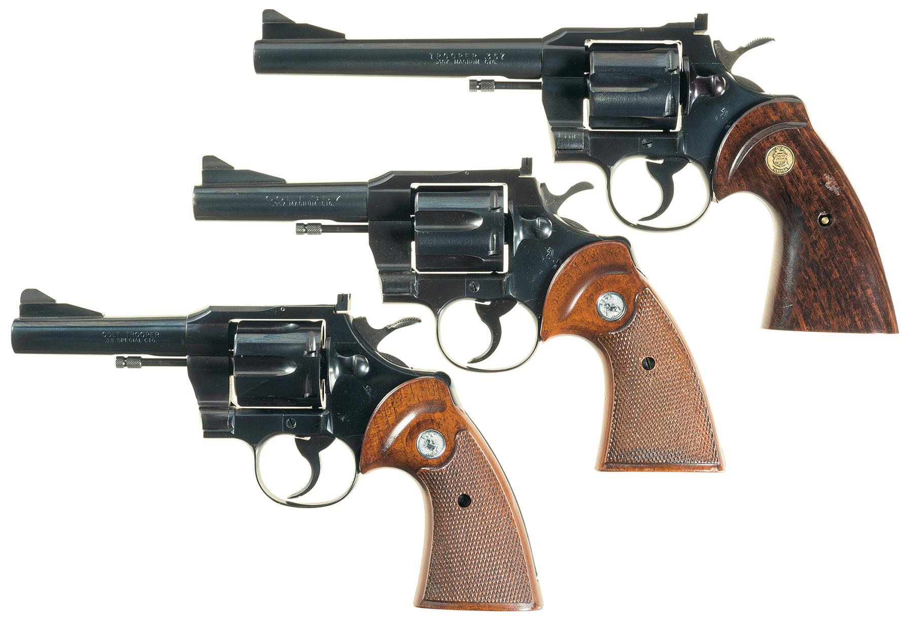 Three Colt Double Action Revolvers | Rock Island Auction