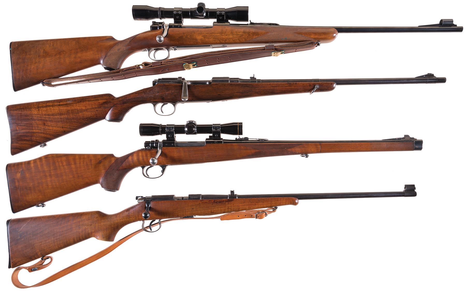 Four European Bolt Action Sporting Rifles | Rock Island Auction