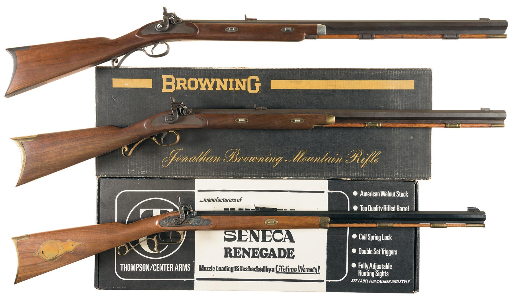 Three Reproduction Percussion Rifles | Rock Island Auction