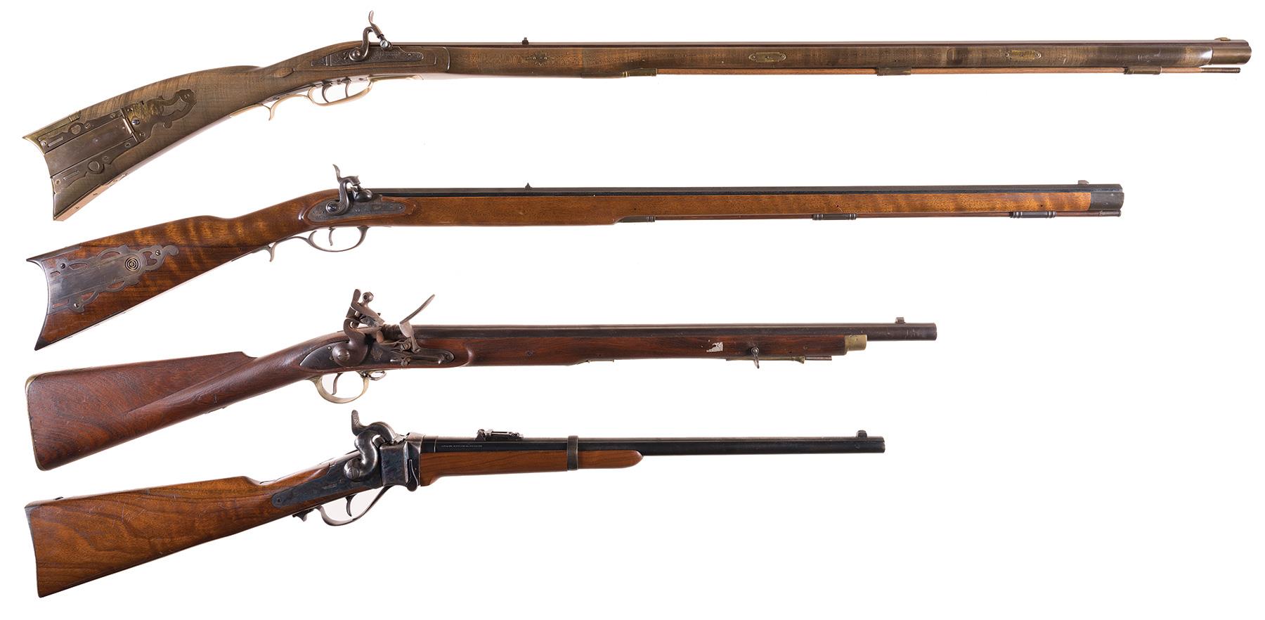 Four Contemporary Black Powder Long Guns | Rock Island Auction