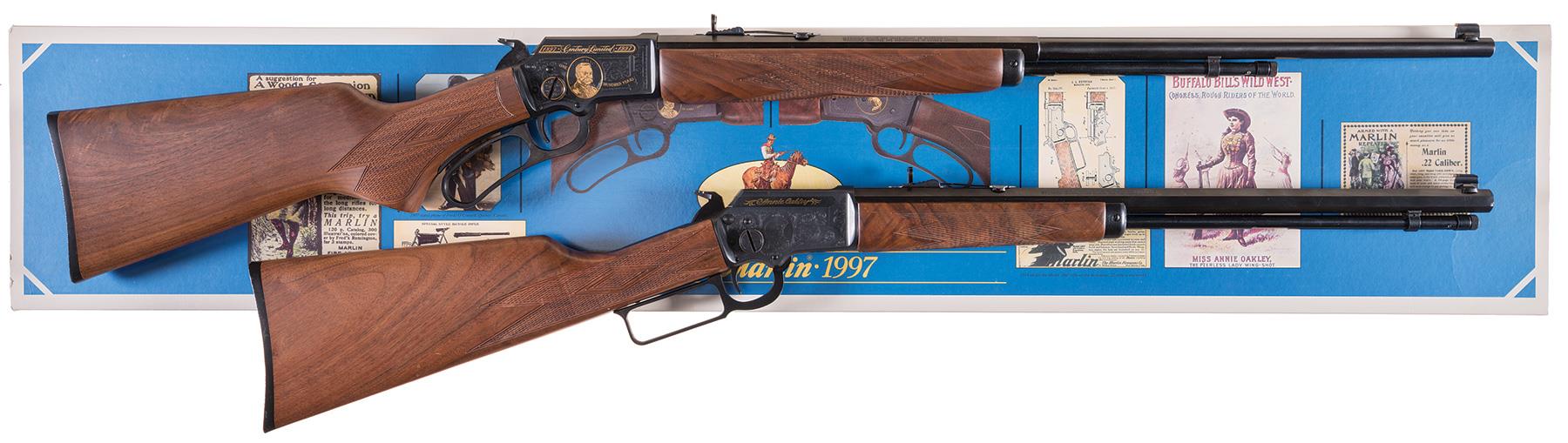 Two Marlin Commemorative Lever Action Rifles | Rock Island Auction
