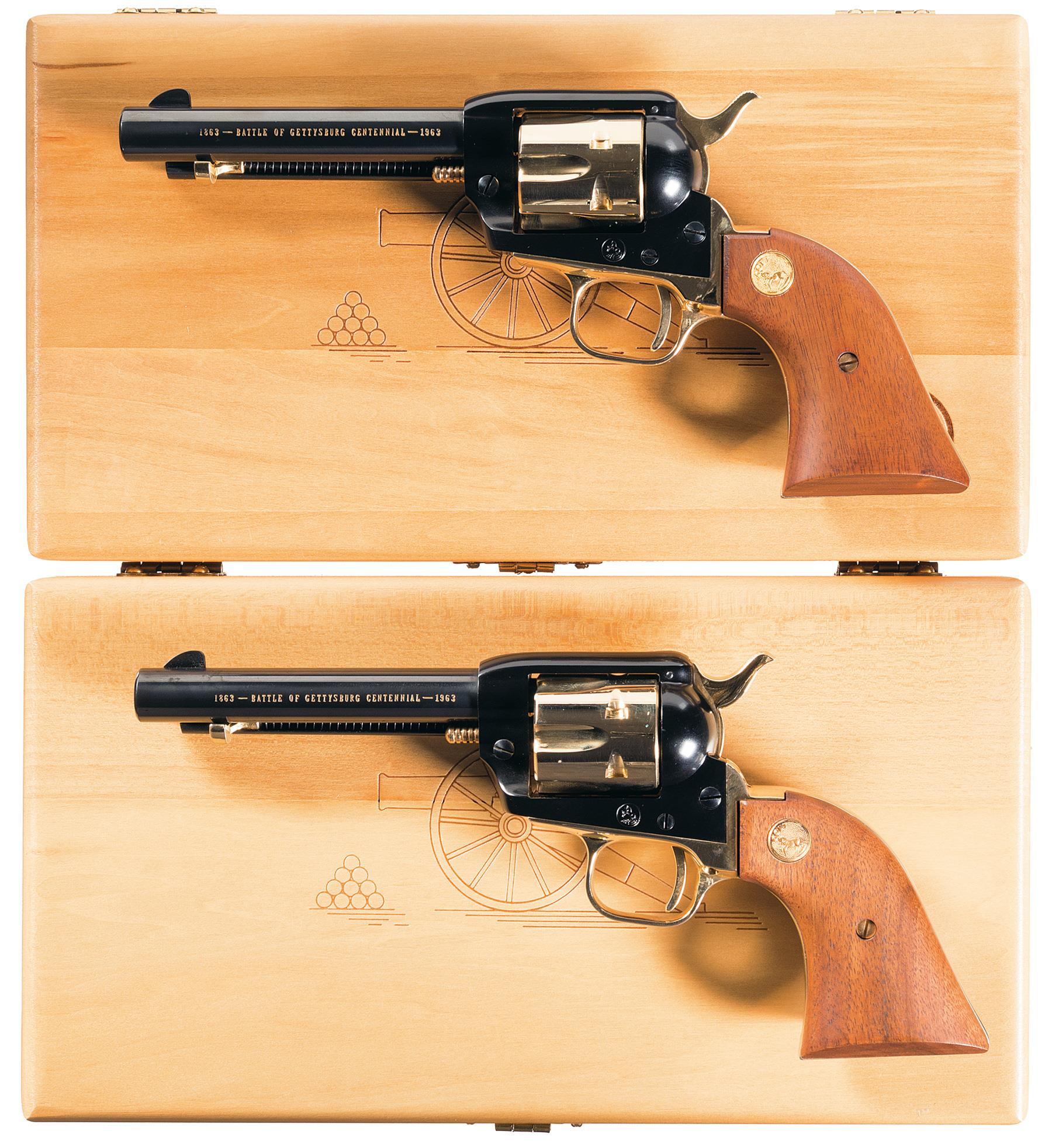 Two Consecutively Serial Numbered Colt Single Actions | Rock Island Auction
