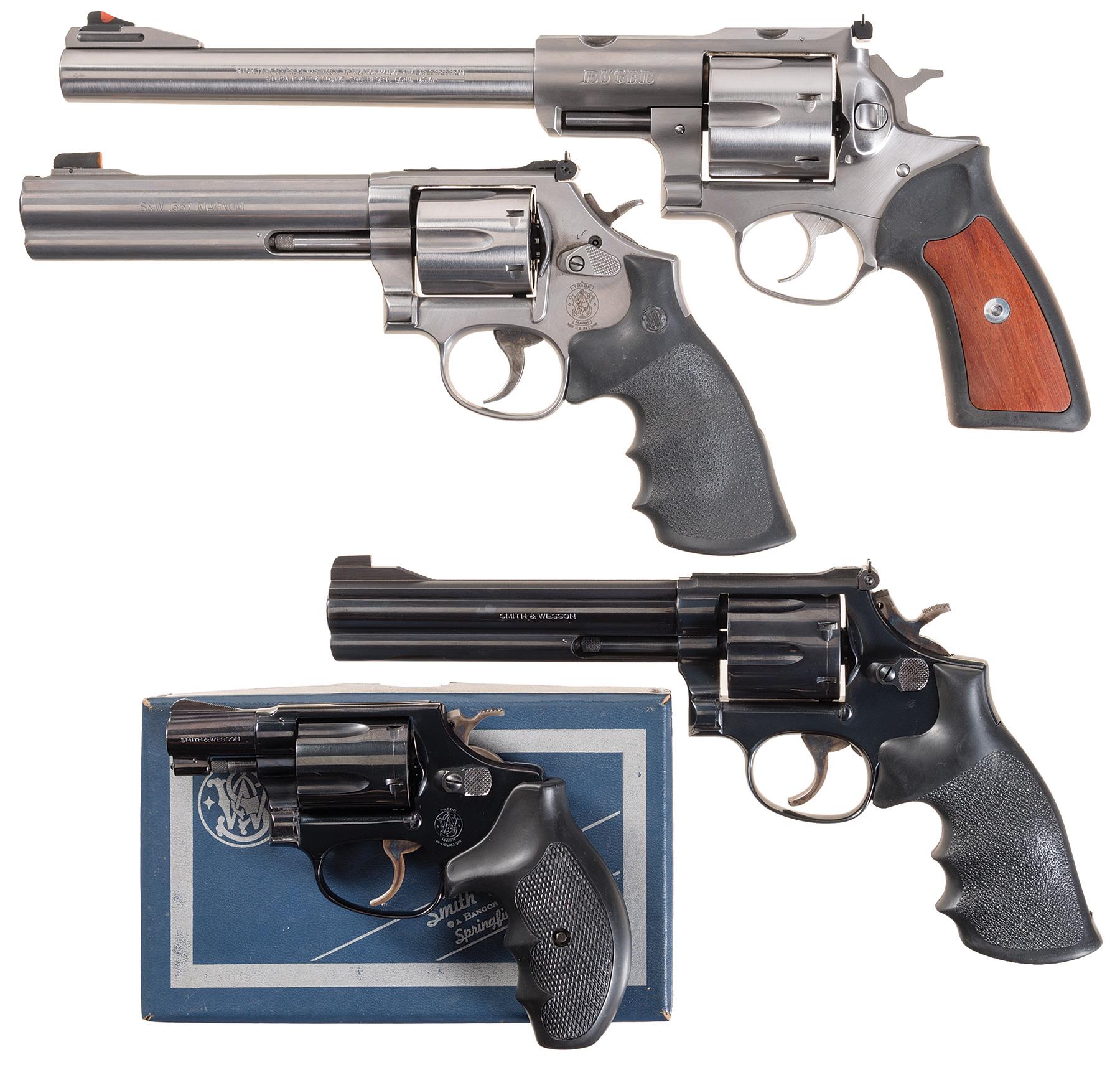 Four Double Action Revolvers | Rock Island Auction