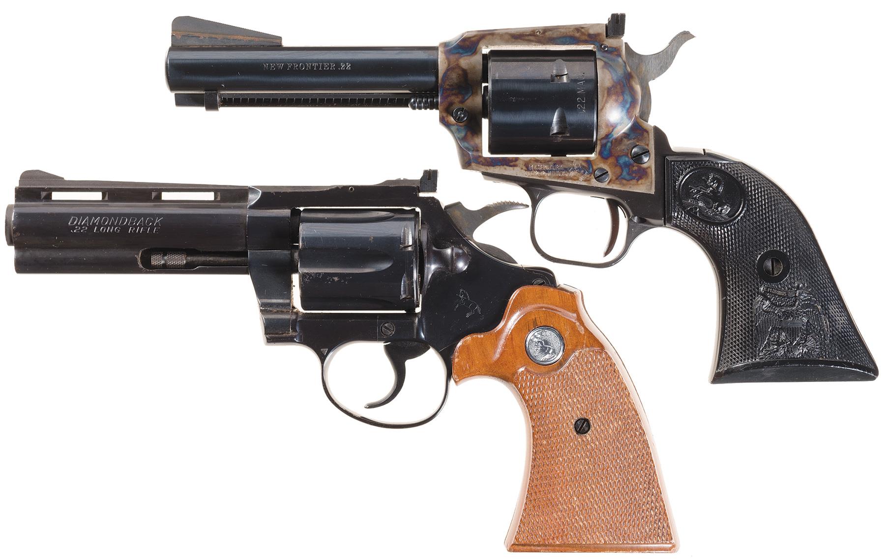 Two Colt 22 Caliber Revolvers | Rock Island Auction