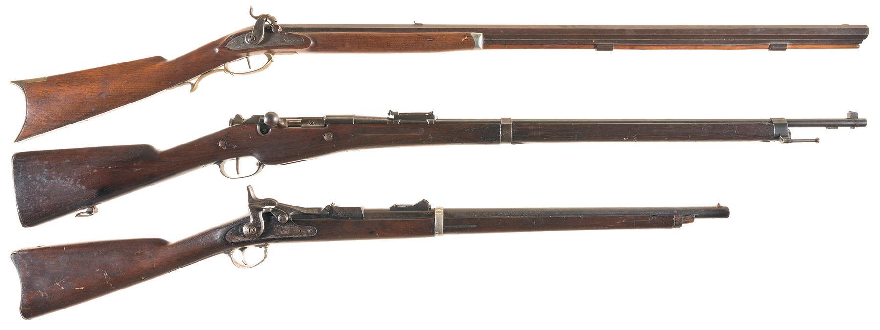 Three Rifles | Rock Island Auction