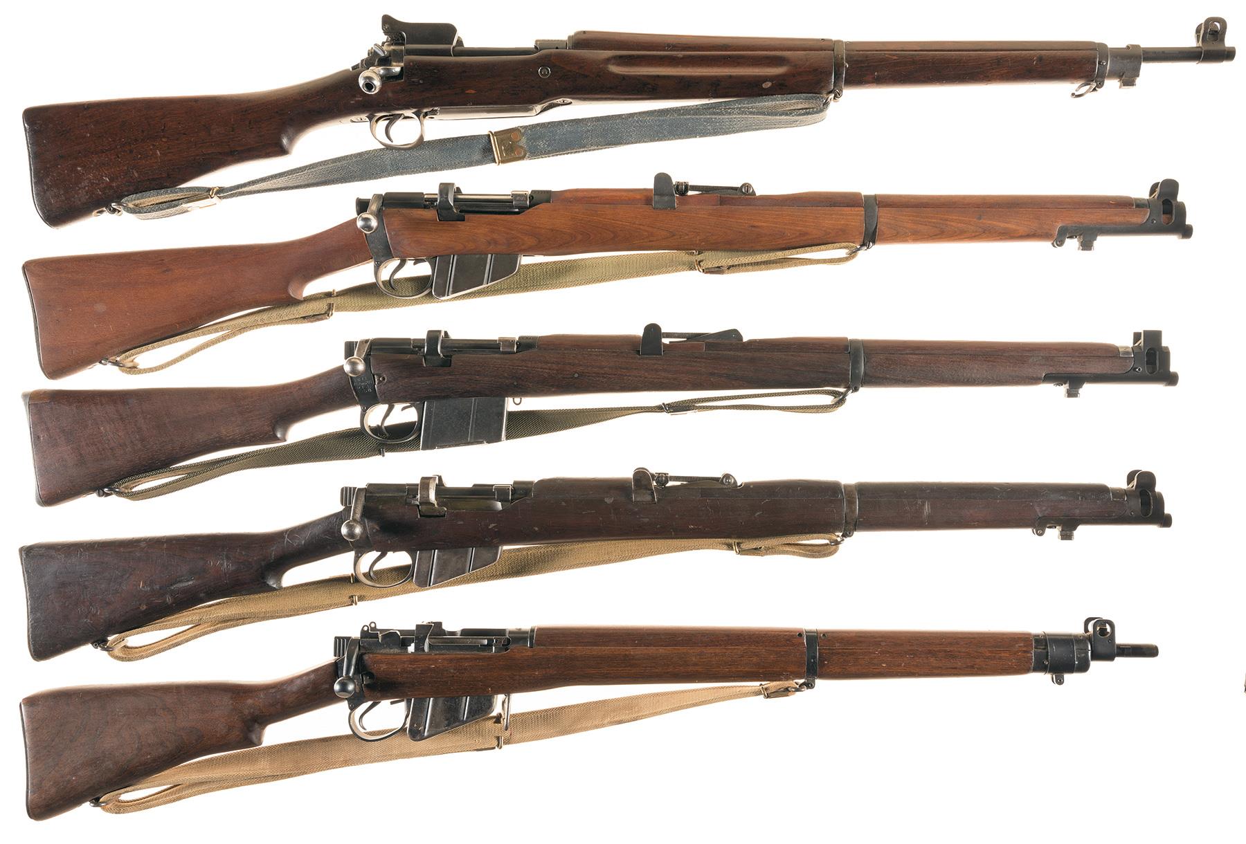 Five Bolt Action British Military Rifles | Rock Island Auction