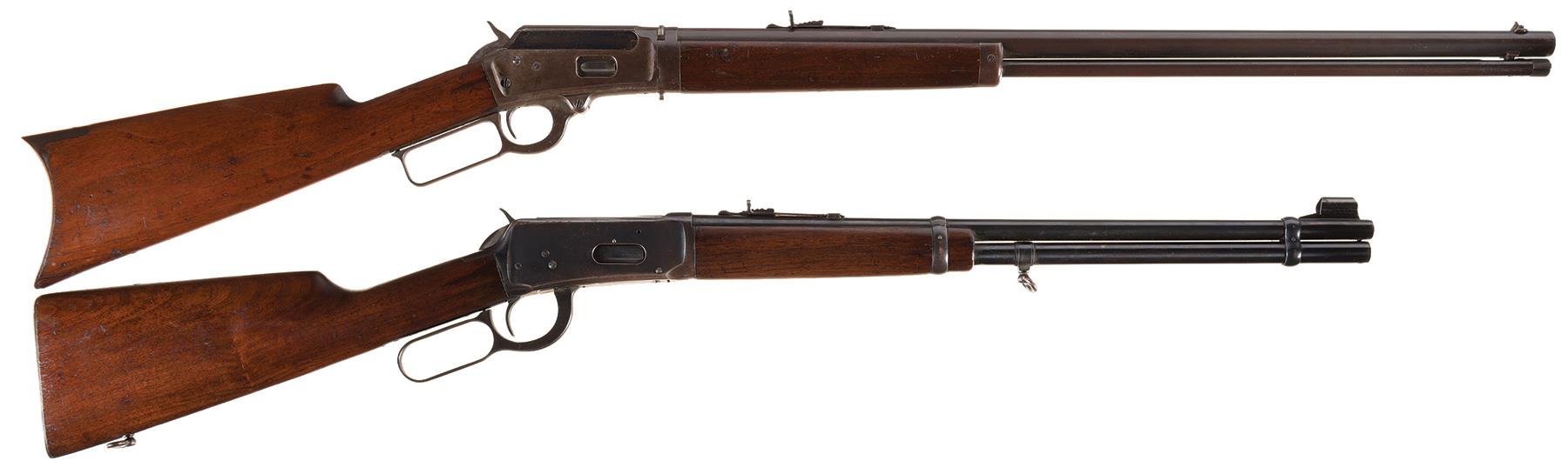 Two Lever Action Long Guns | Rock Island Auction