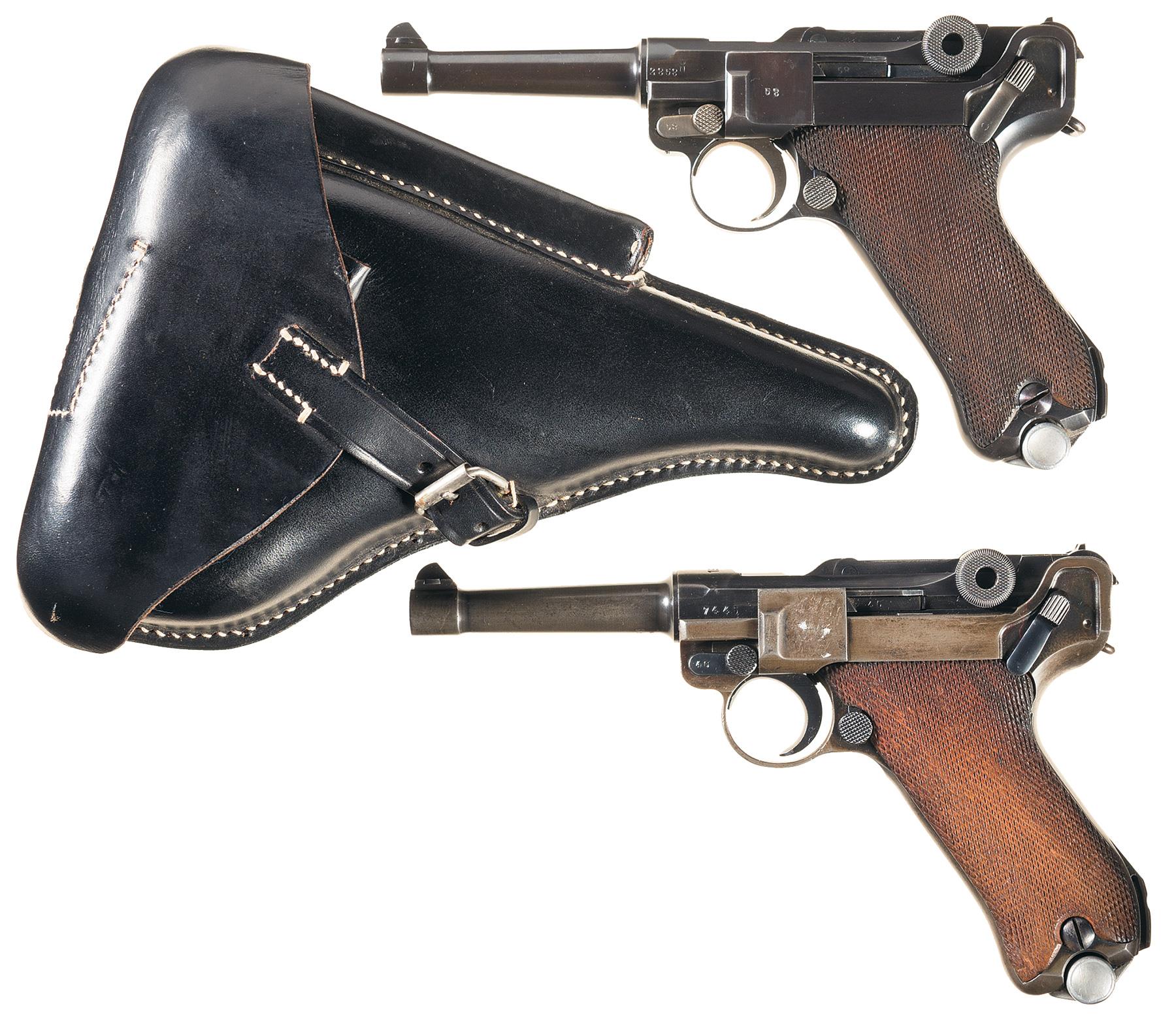 Two German Luger Semi-Automatic Pistols | Rock Island Auction