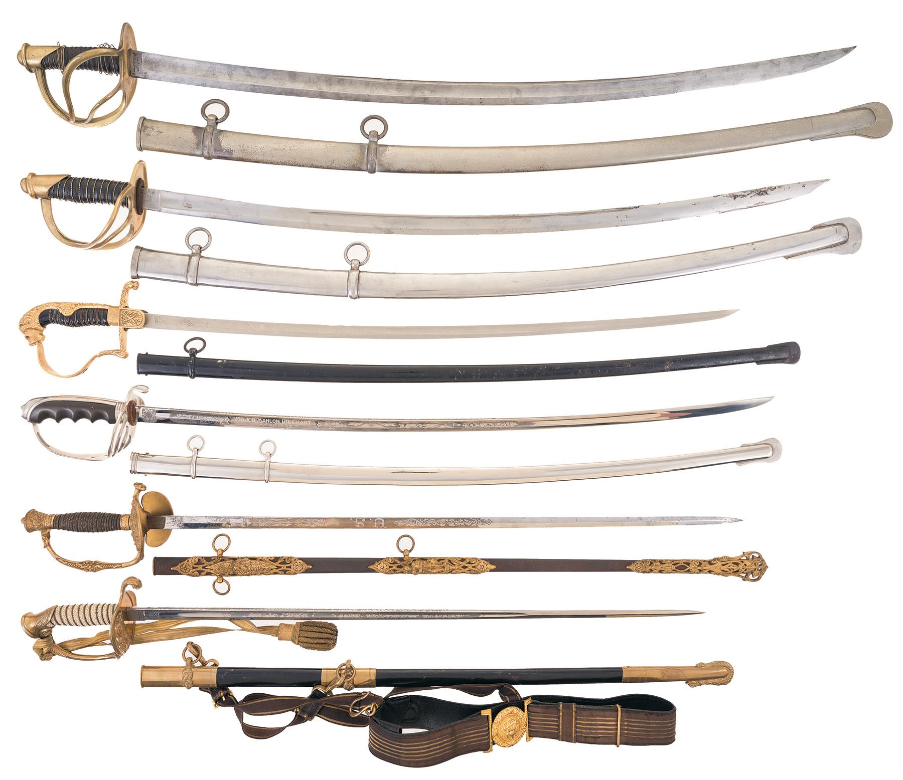 Six Military Pattern Swords | Rock Island Auction