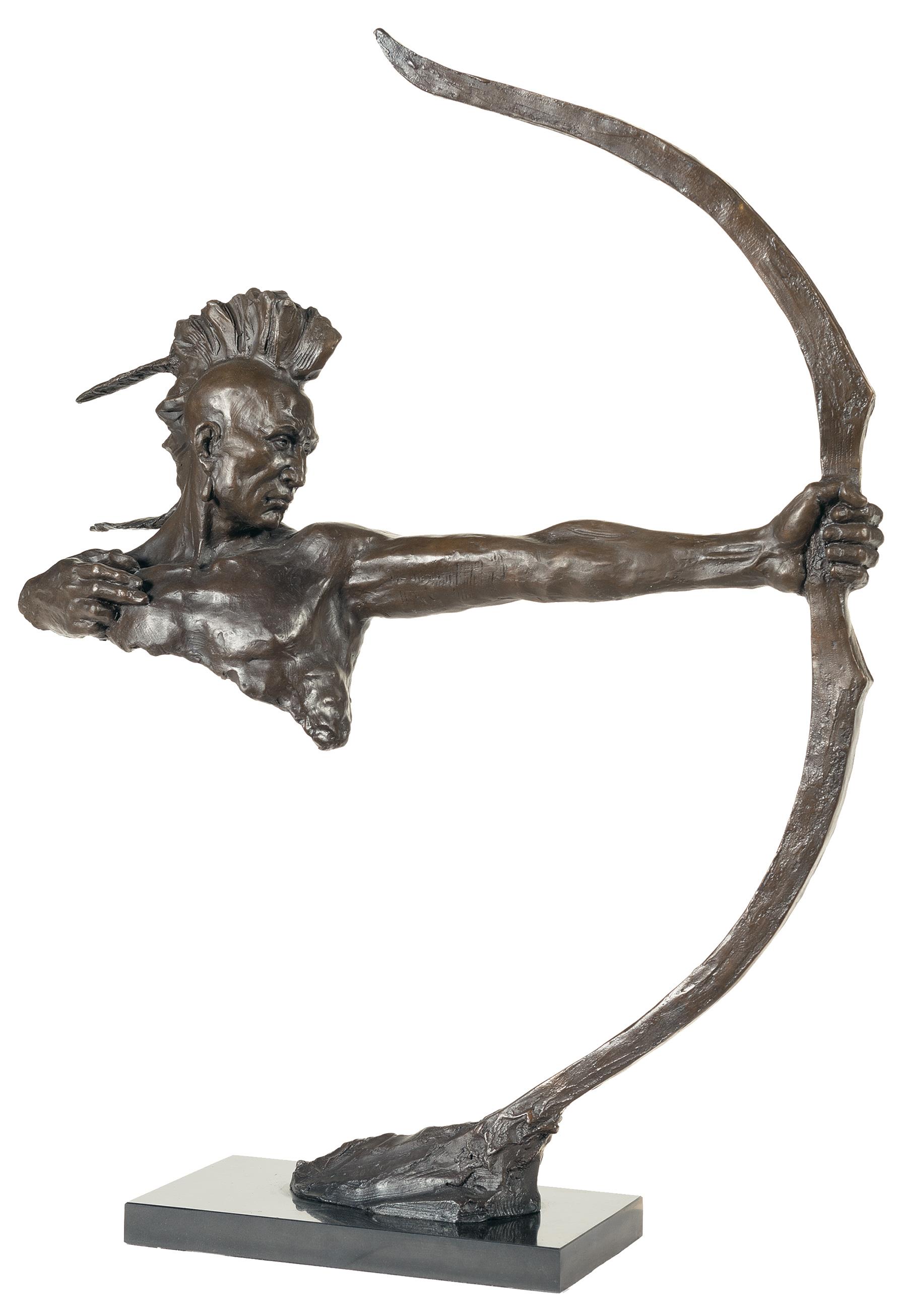 Native American Archer Bronze by Bruno Zach | Rock Island Auction