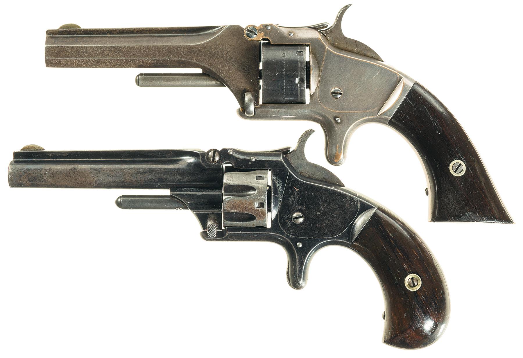 Two Smith & Wesson Antique Tip-Up Revolvers | Rock Island Auction