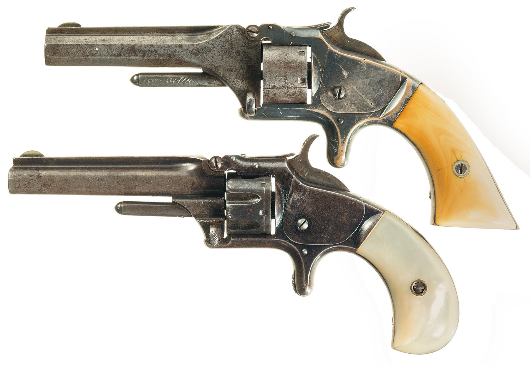 Two Smith & Wesson Antique Tip-Up Revolvers | Rock Island Auction