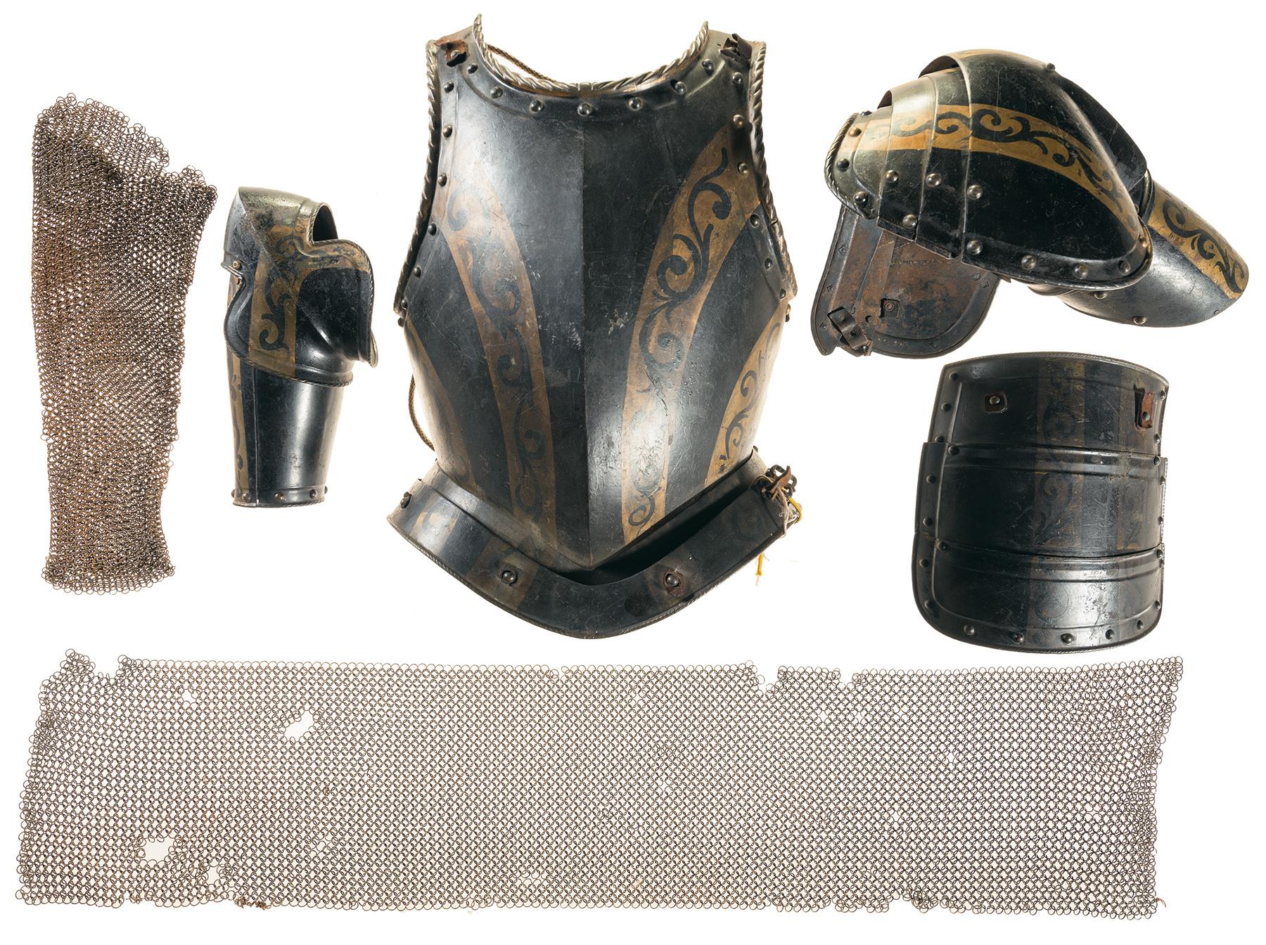 Partial Suit of Plate Armor | Rock Island Auction