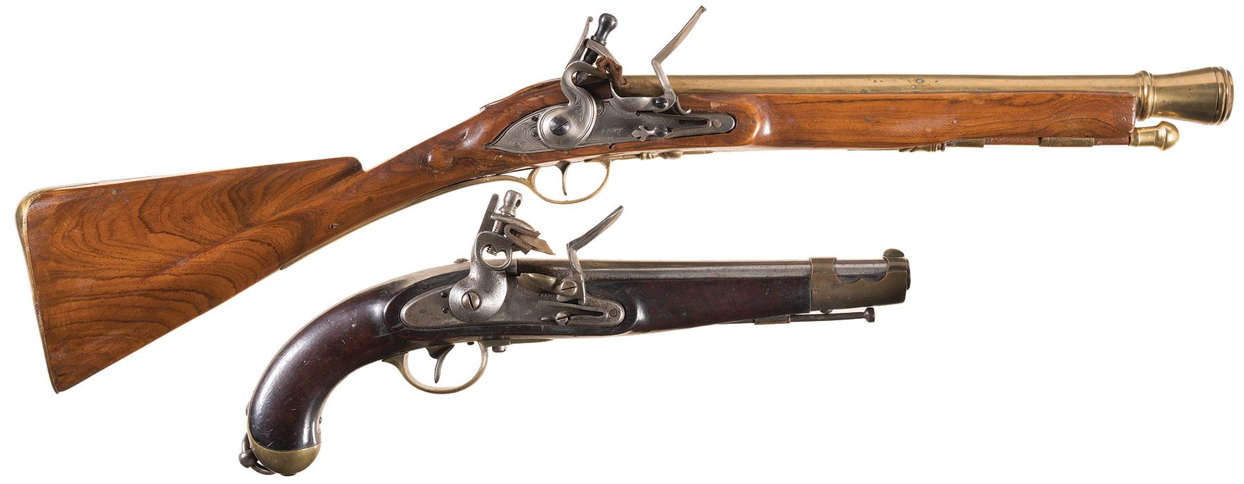 Two Flintlock Firearms | Rock Island Auction