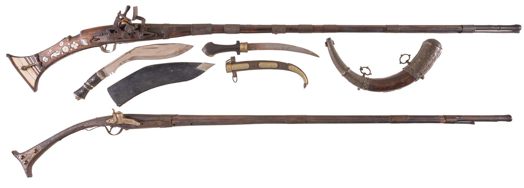 Kabyle Musket with Decorator Musket and Accessories | Rock Island Auction