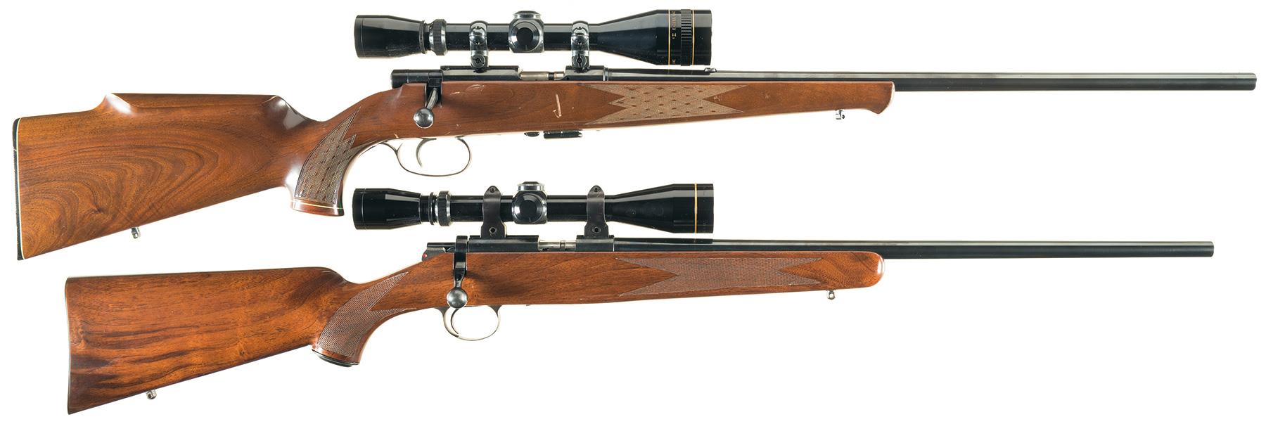 Two Scoped Bolt Action Target Rifles | Rock Island Auction