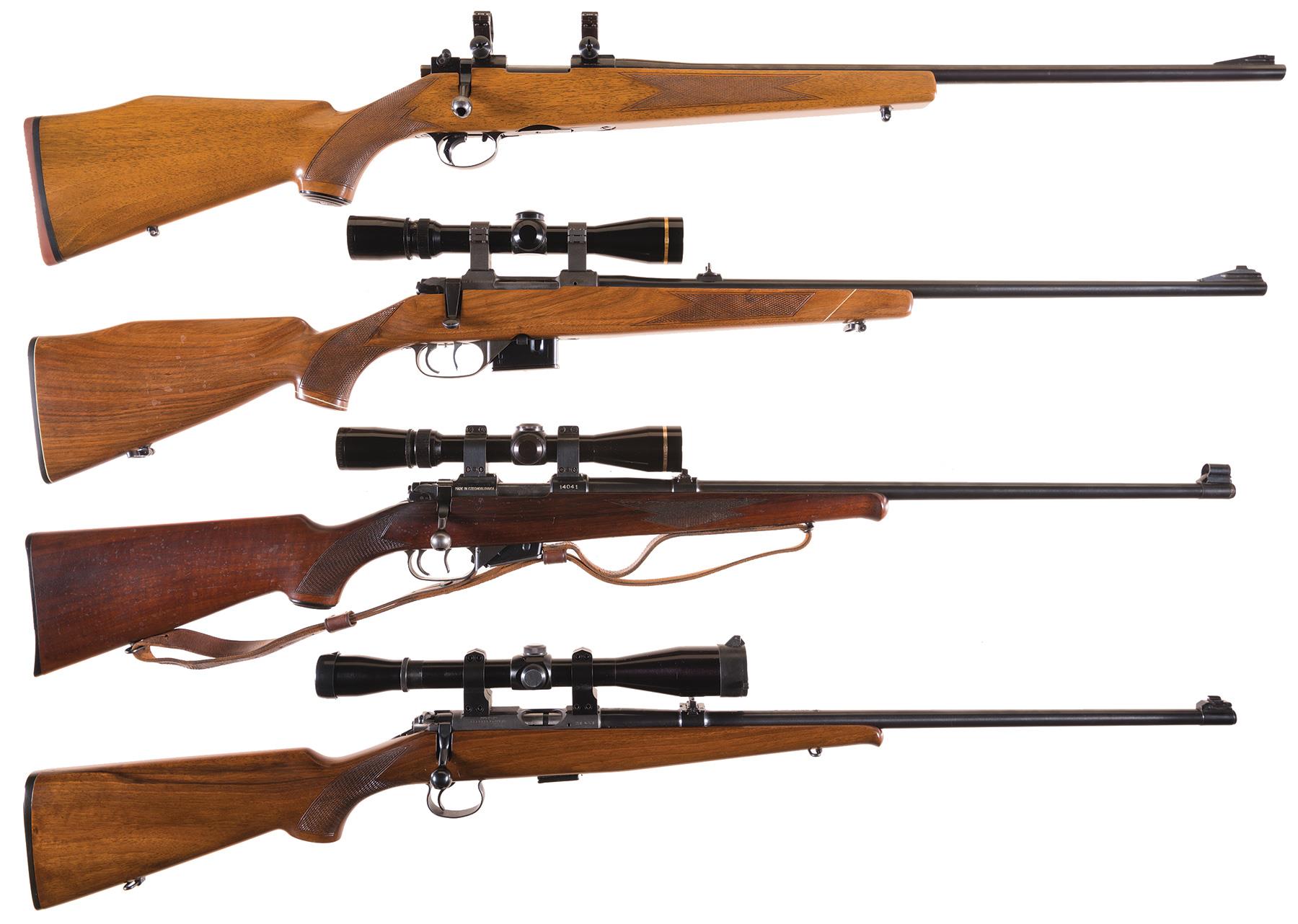 Four European Sporting Bolt Action Rifles | Rock Island Auction