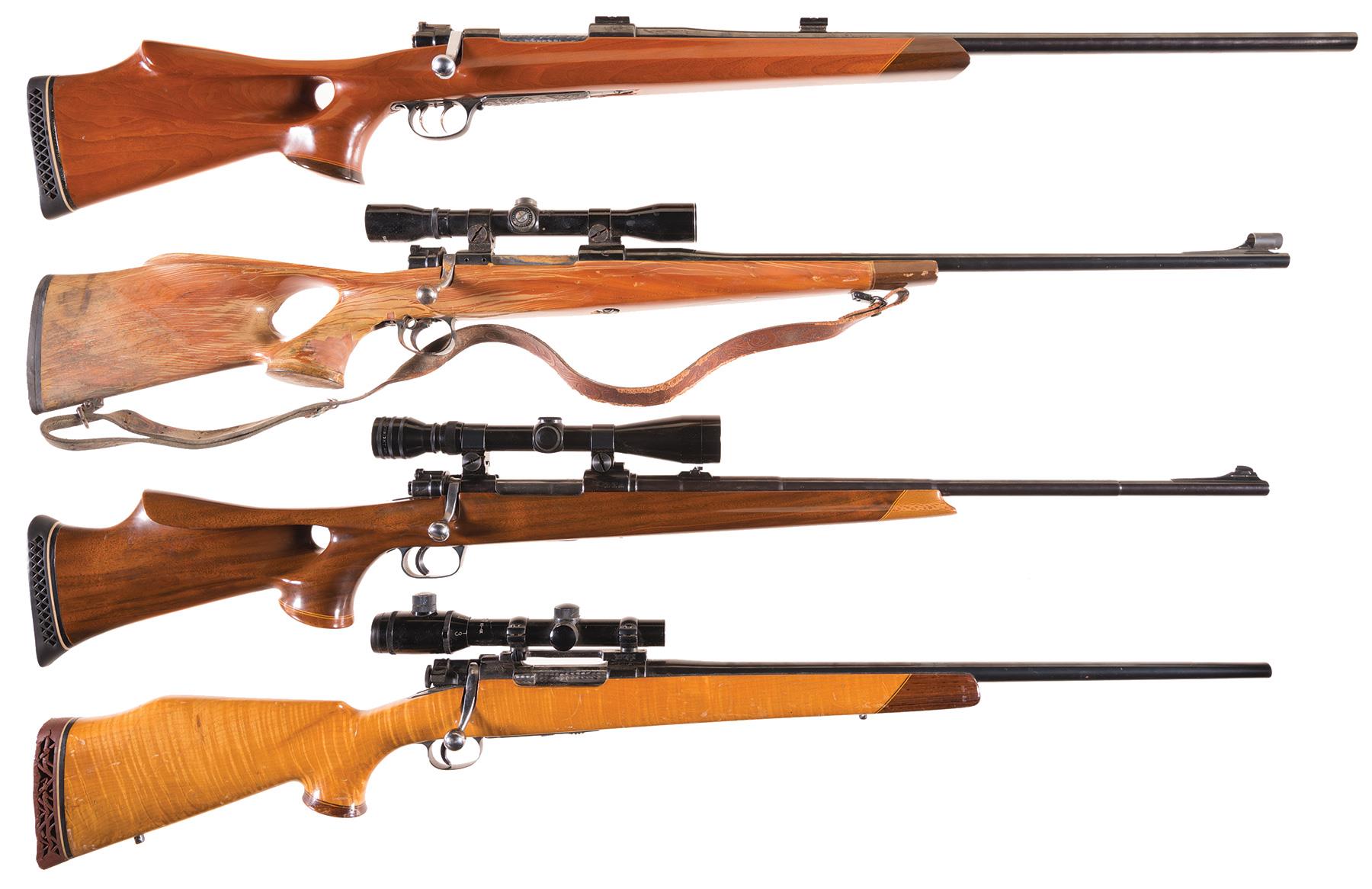 Four Bolt Action Sporting Rifles | Rock Island Auction