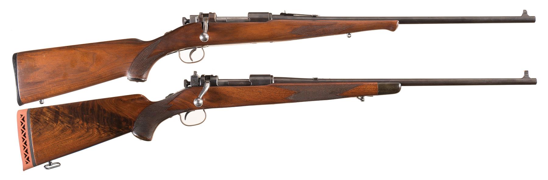 Two Newton Bolt Action Rifles | Rock Island Auction