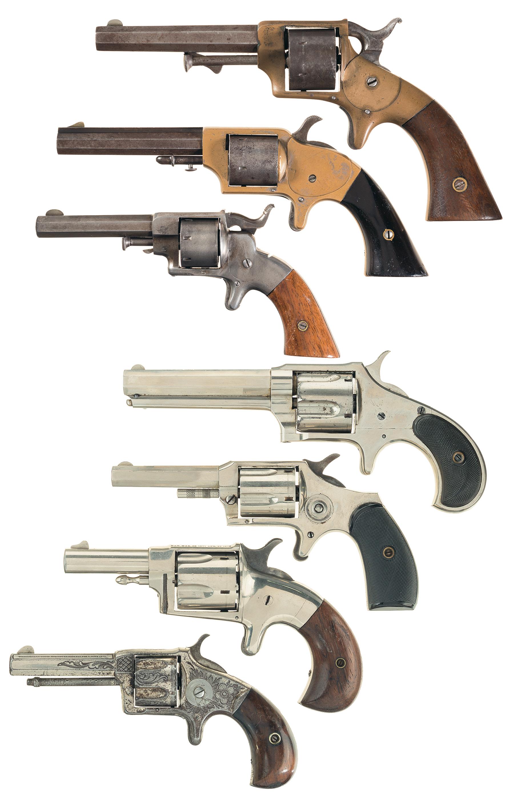 Seven Spur Trigger Revolvers | Rock Island Auction