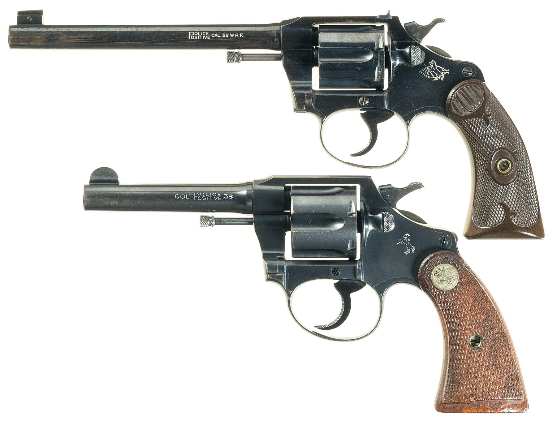 Two Colt Double Action Revolvers | Rock Island Auction