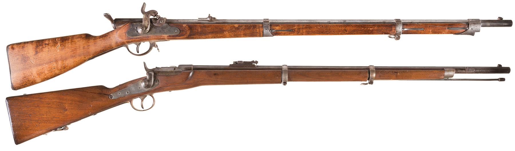 Two Breech Loading Rifles Rock Island Auction Two Breech Loading Rifles Rock Island Auction