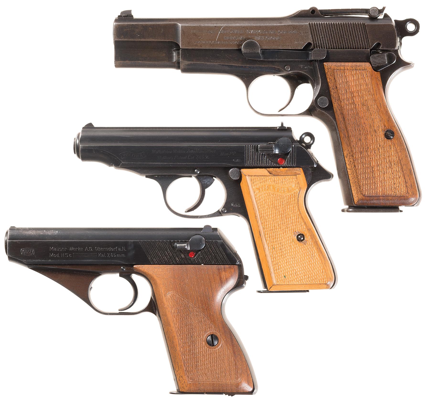 Three European Semi-Automatic Pistols | Rock Island Auction