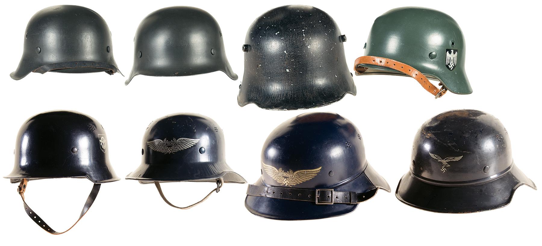 Eight German Helmets | Rock Island Auction