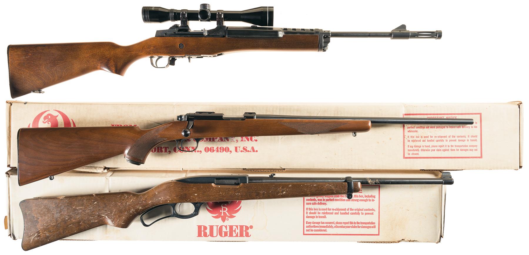 Three Ruger Sporting Rifles | Rock Island Auction