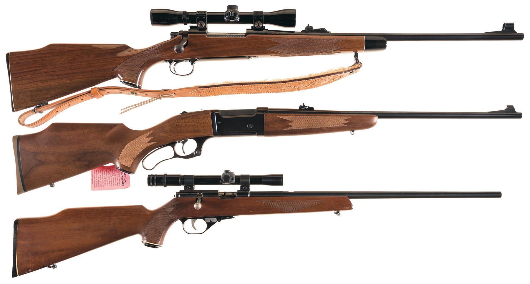 Three Sporting Rifles