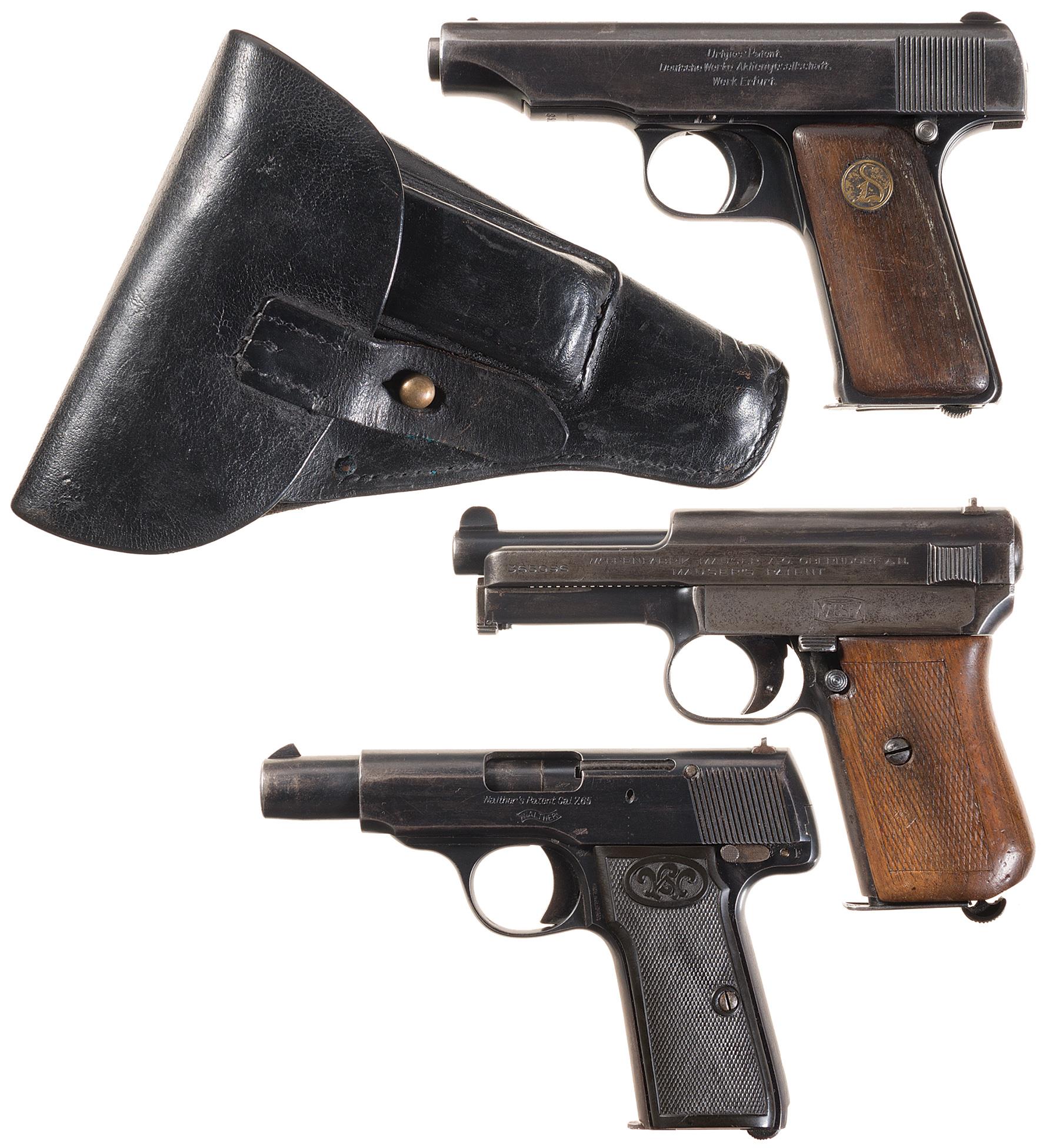 Three German Semi-Automatic Pistols | Rock Island Auction