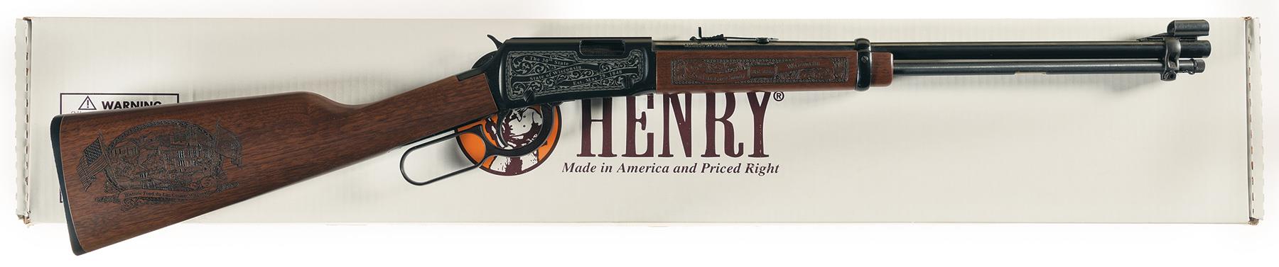 Henry Repeating Arms Company Lever Action Rifle 22 S L LR | Rock Island ...