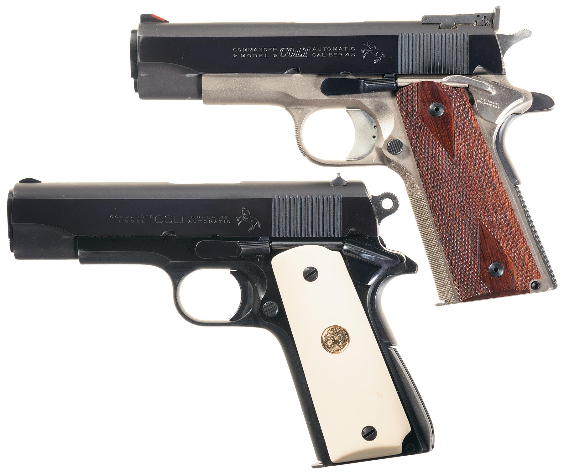 Two Colt Commando Semi-Automatic Pistols | Rock Island Auction