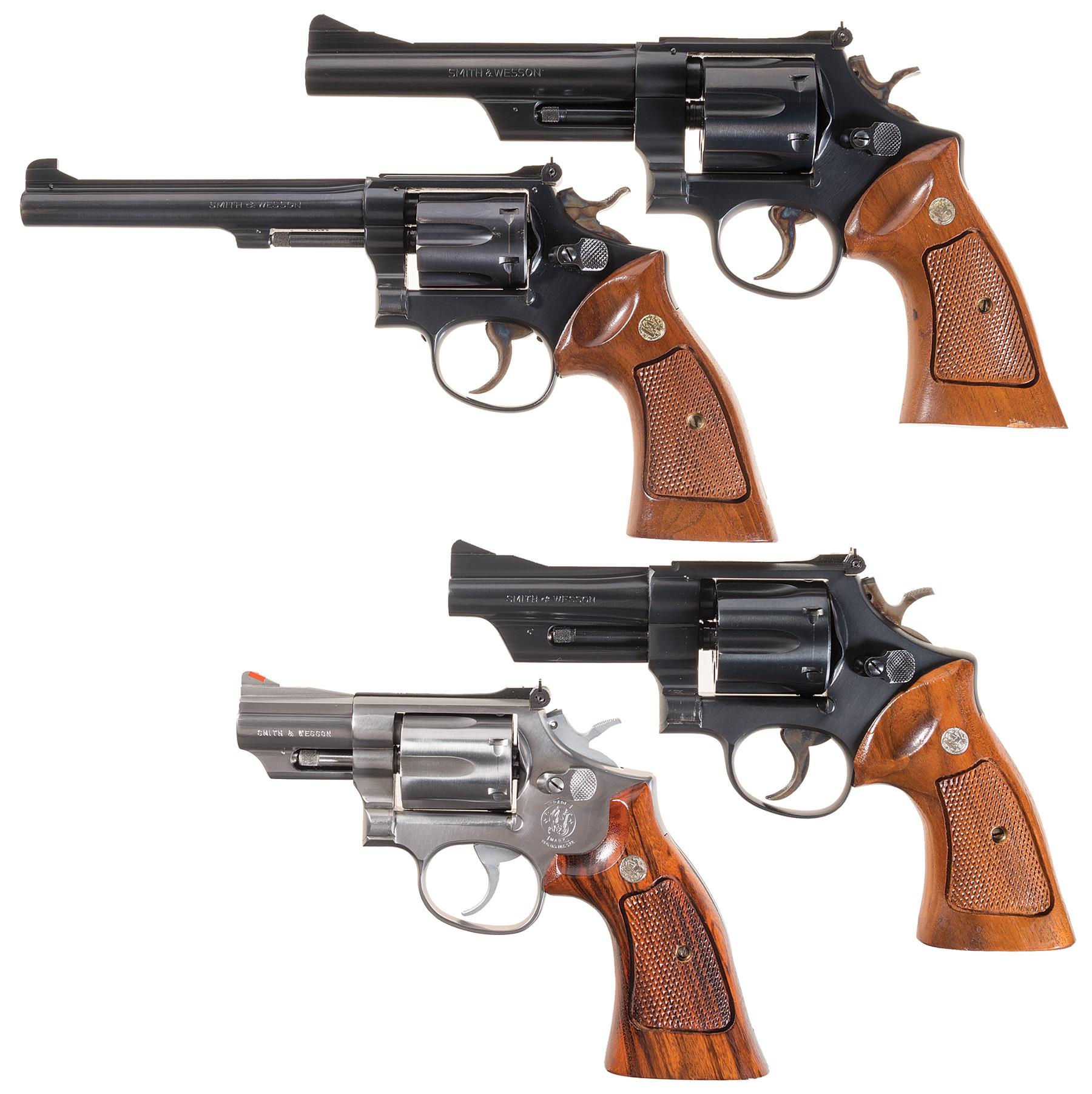 Four Smith & Wesson Double Action Revolvers | Rock Island Auction
