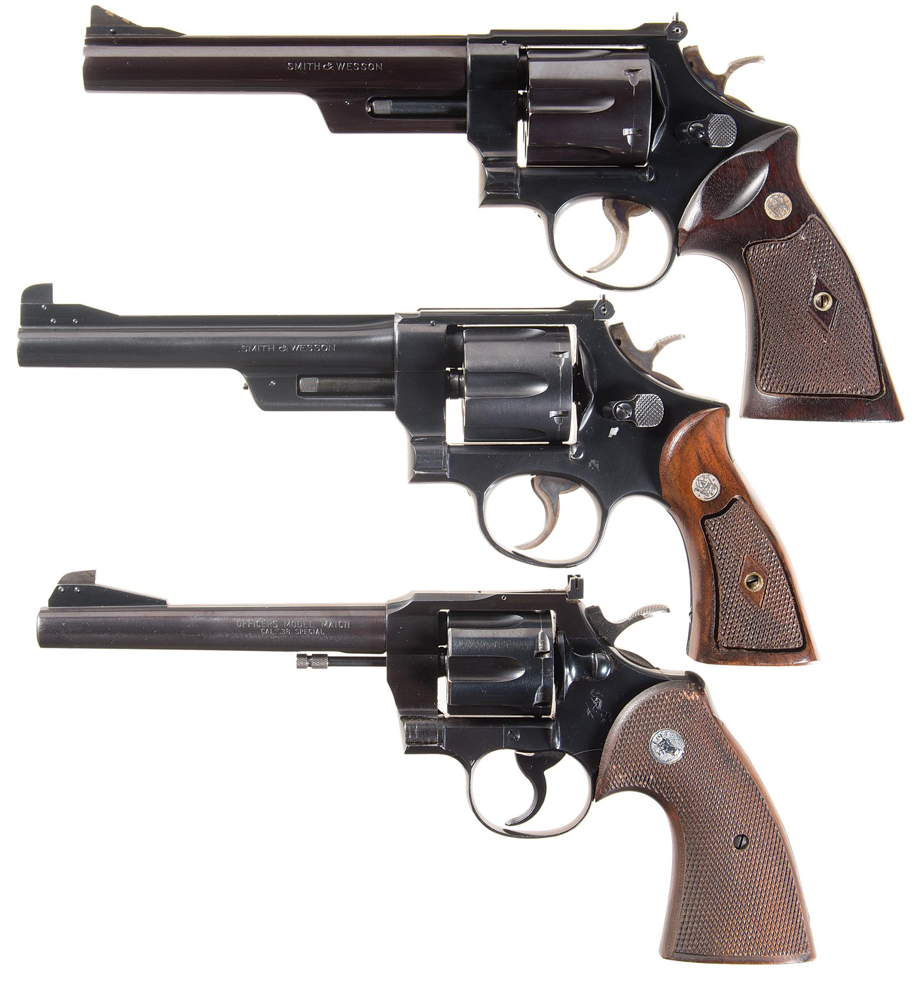 Three Double Action Revolvers | Rock Island Auction