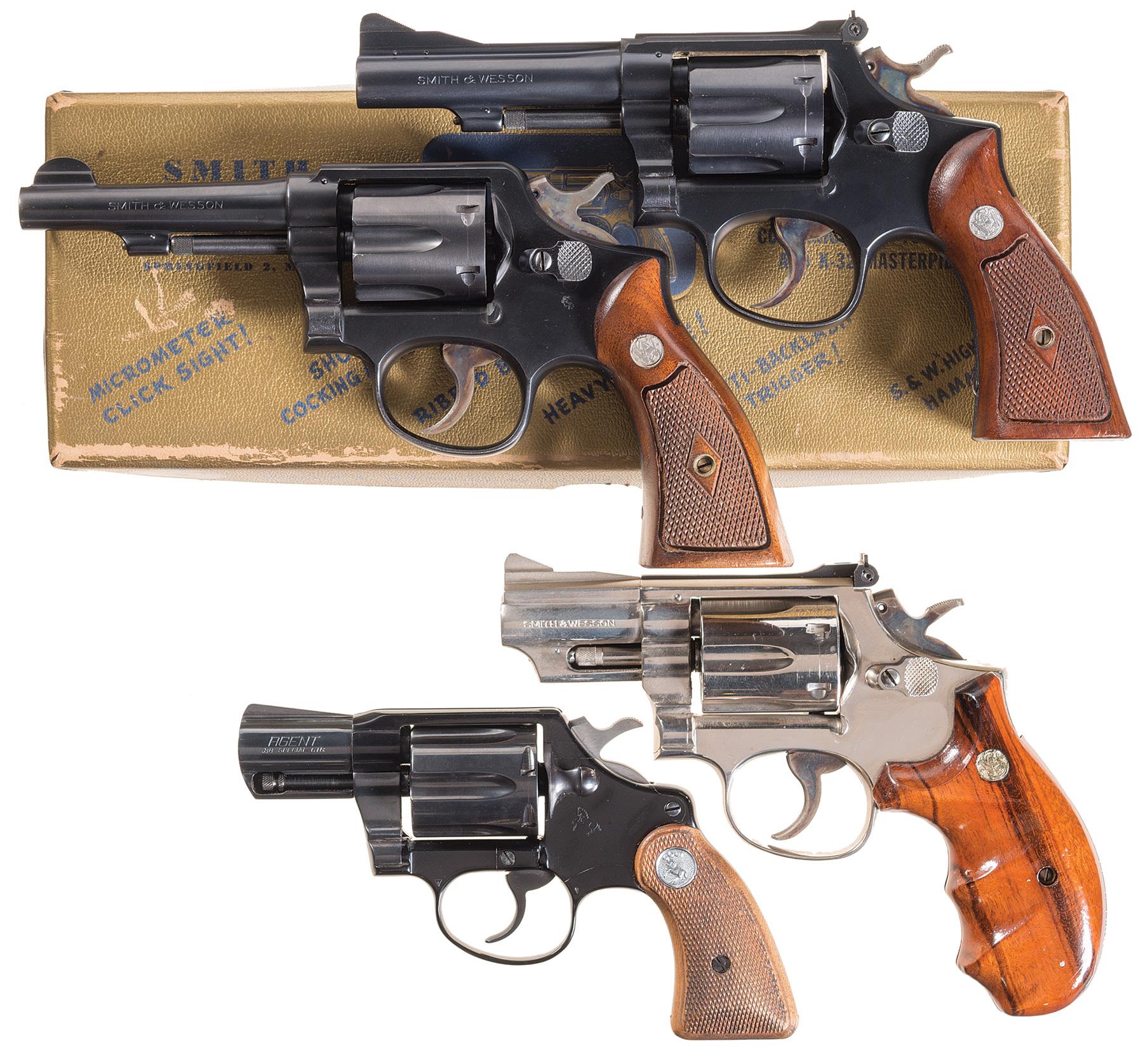 Four Double Action Revolvers | Rock Island Auction