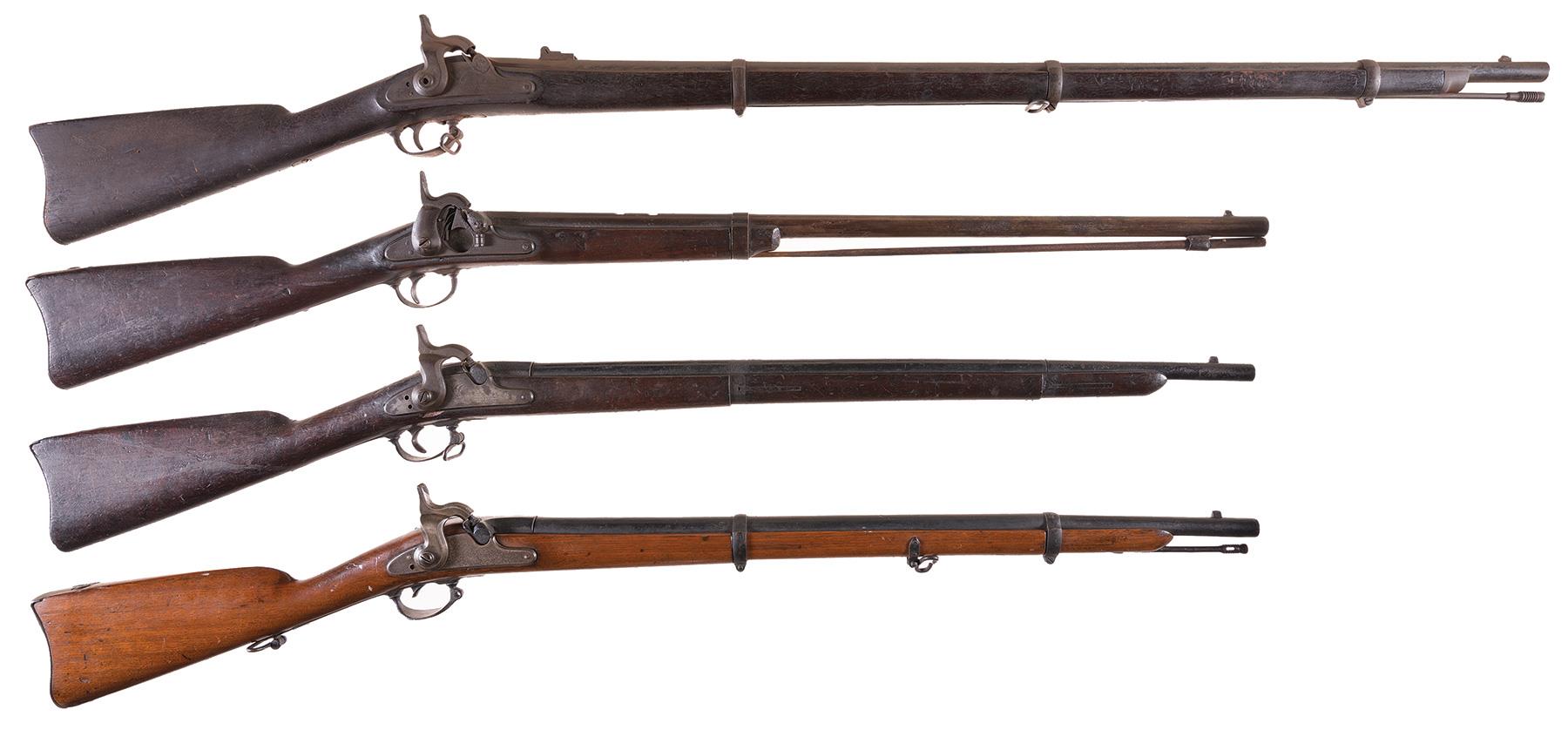 Two Civil War Rifles and Two Training Rifles | Rock Island Auction