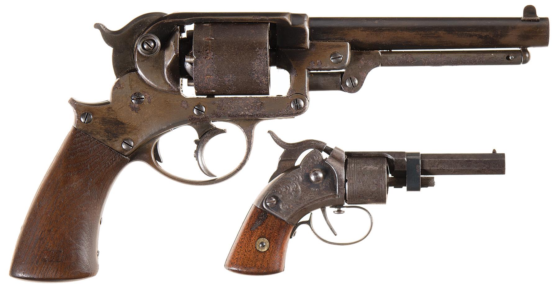 Two Antique American Percussion Revolvers | Rock Island Auction
