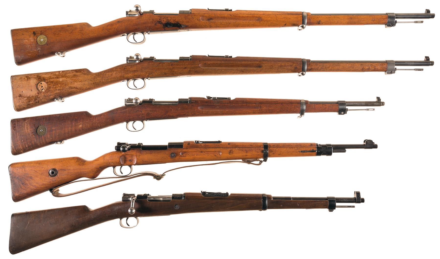 Five European Military Bolt Action Rifles | Rock Island Auction