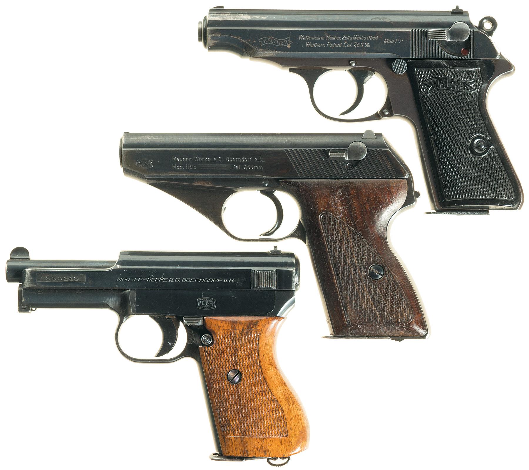 Three German Semi-Automatic Pistols | Rock Island Auction