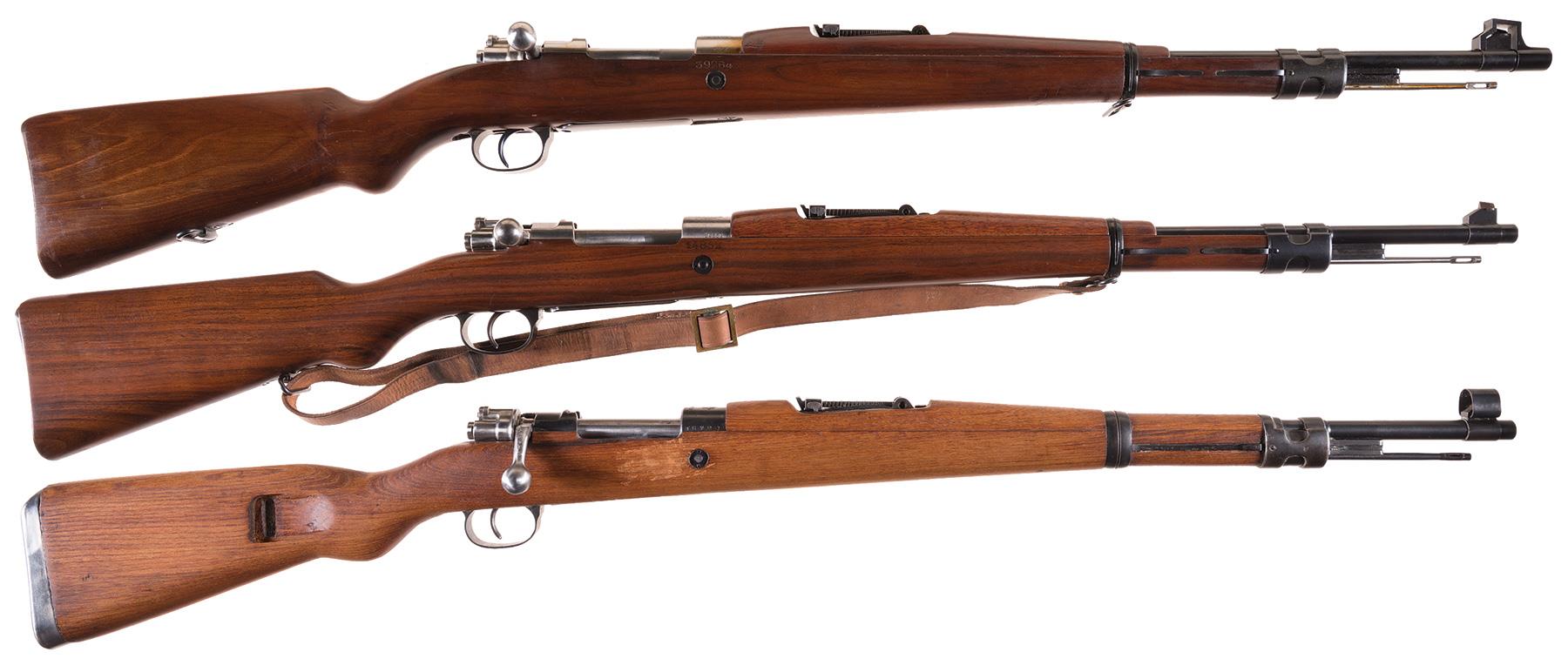 Three Mauser-Style Bolt Action Rifles | Rock Island Auction