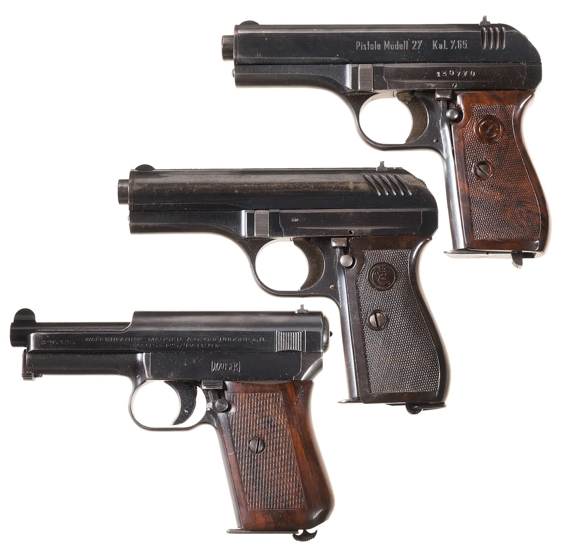 Three European Semi-Automatic Pistols | Rock Island Auction