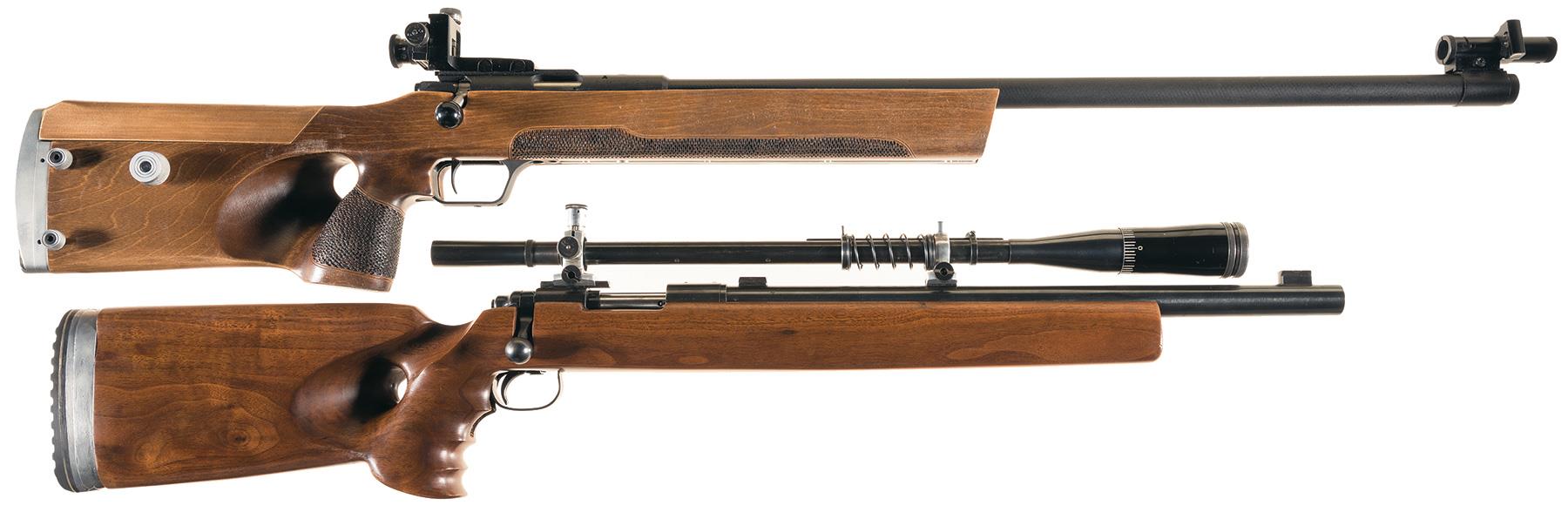 Two Single Shot Bolt Action Rifles | Rock Island Auction
